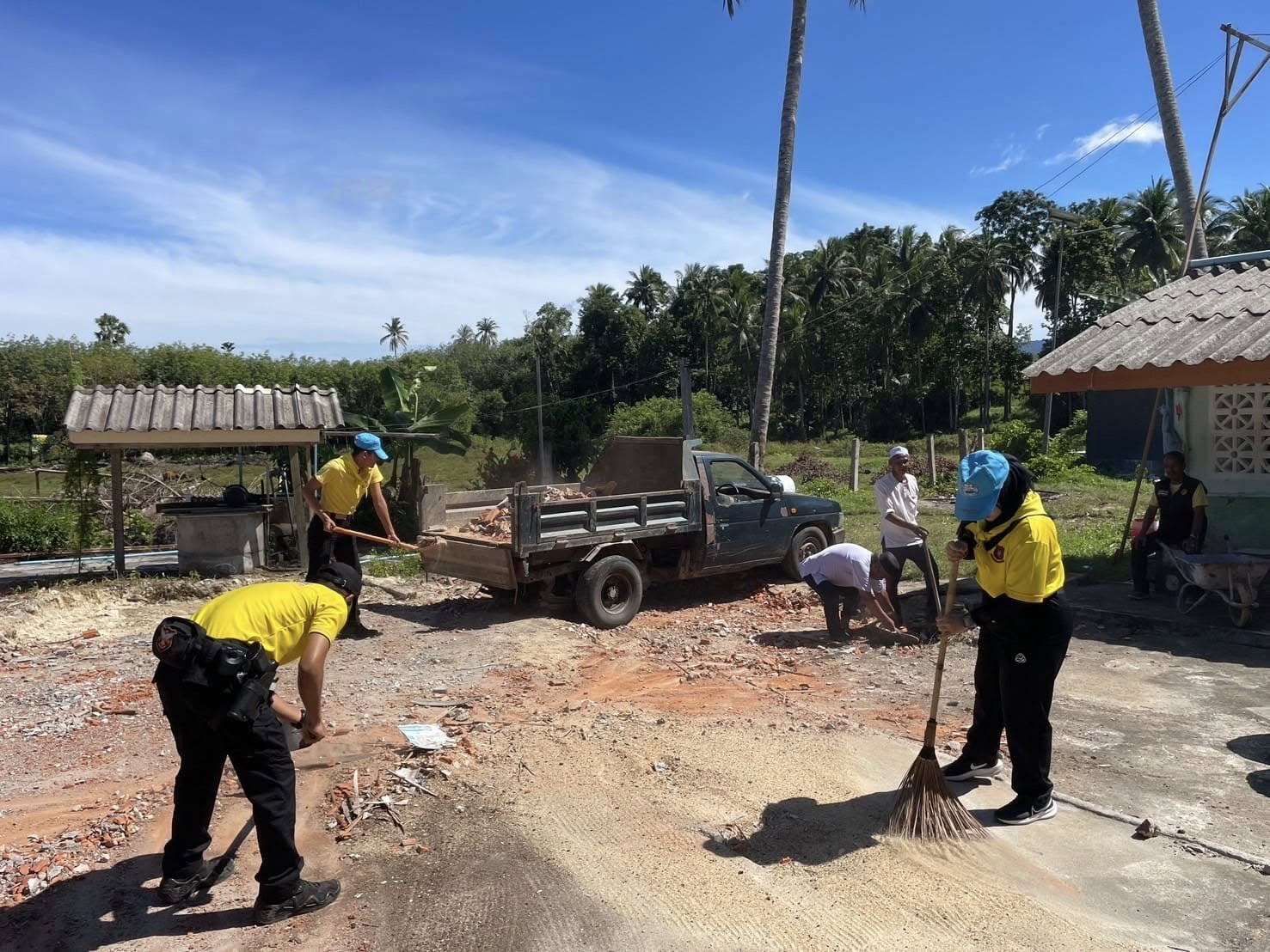 กิจกรรมจิตอาสา – สถานีตำรวจภูธรจะกว๊ะ